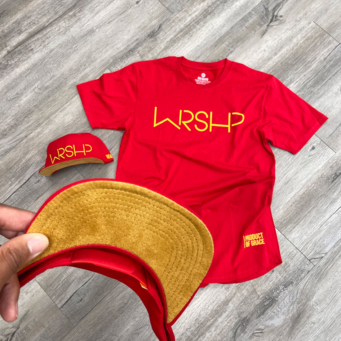 Purple WRSHP Swoop Tee + Tracksuit - Art of Homage